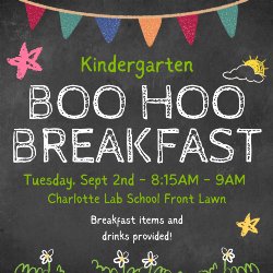 Boohoo Breakfast | Charlotte Lab School